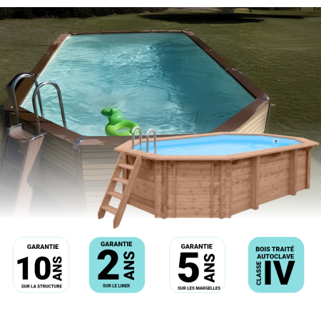 Piscine Composite Zodiac AZTECK Mixte 730x400x140cm - Ma Piscine Privée